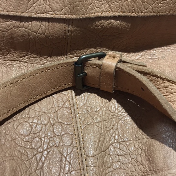 Bags | Vintage Leather Drawstring Bucket Bag | Poshmark